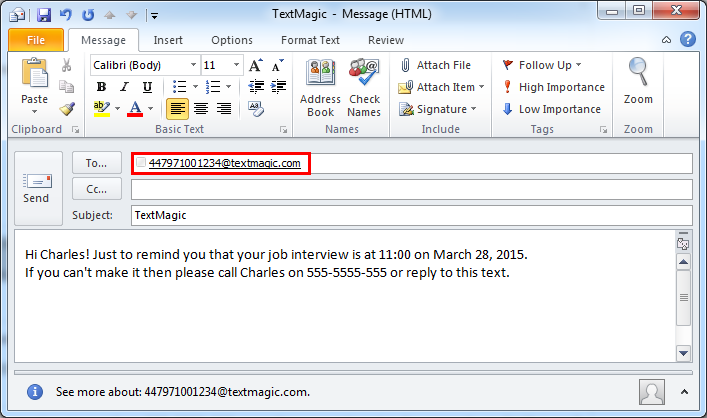 Send And Receive Email To SMS TextMagic