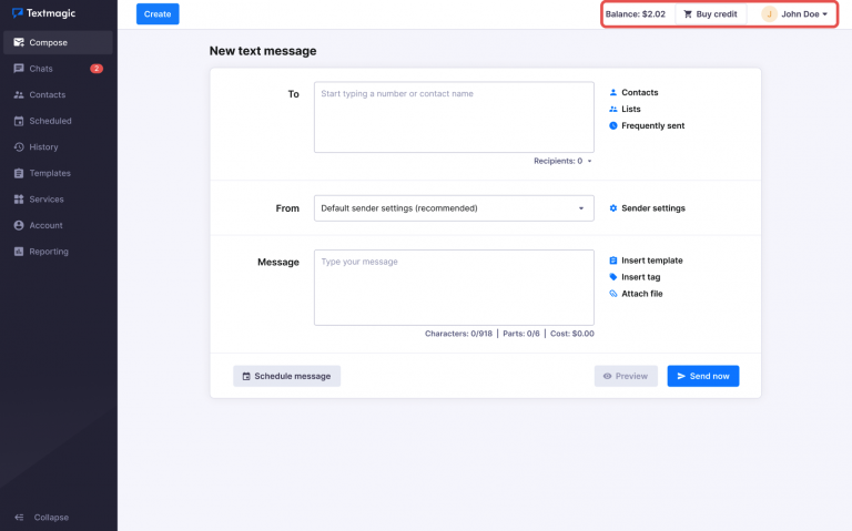 Get started with Textmagic platform | Textmagic