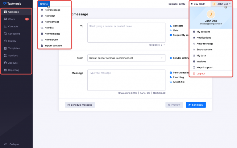 Get started with Textmagic platform | Textmagic