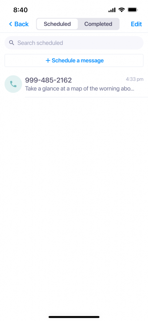 Send text messages using Textmagic mobile app