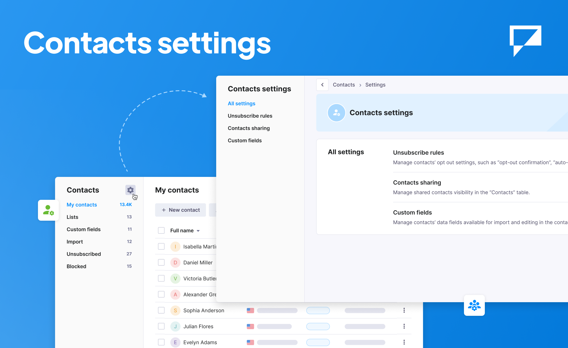 Introducing a dedicated page for contacts settings | Textmagic
