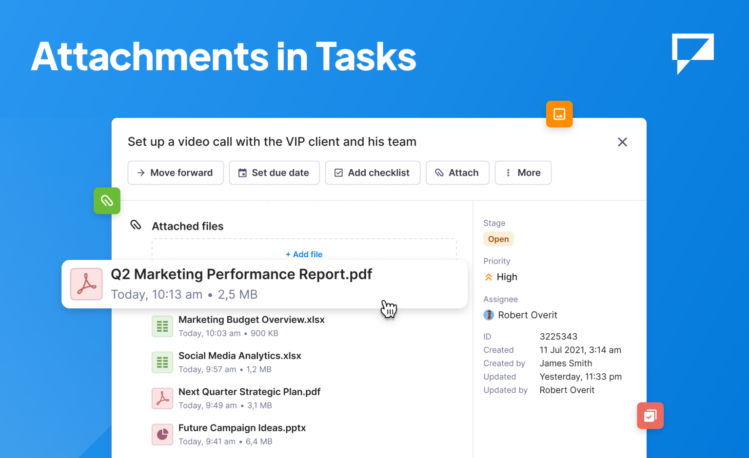 Attach files to your tasks | Textmagic