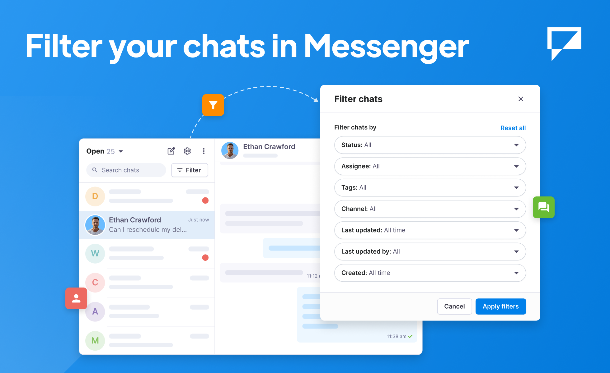 Introducing filters in Messenger | Textmagic