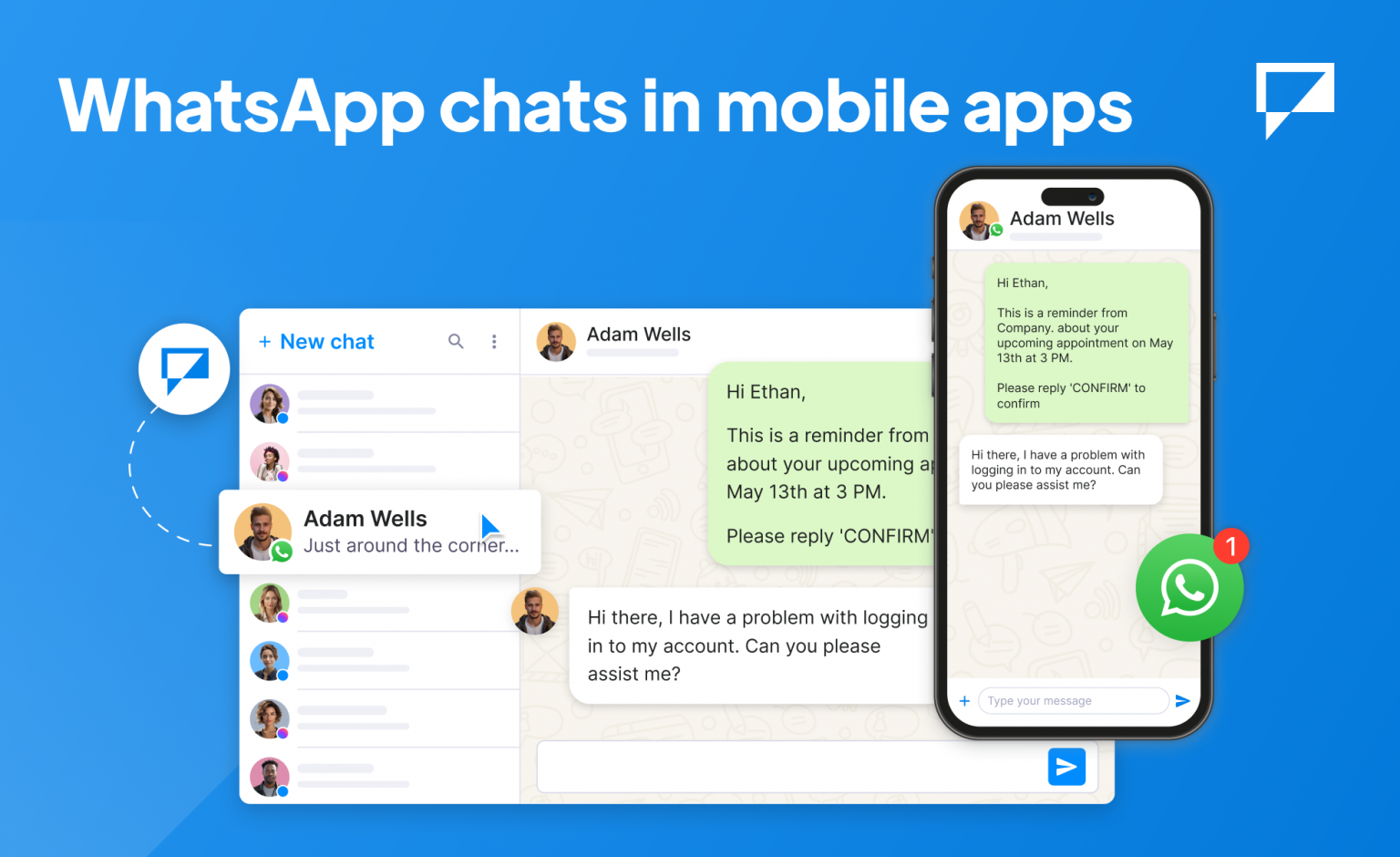 WhatsApp chats now available on mobile apps | Textmagic