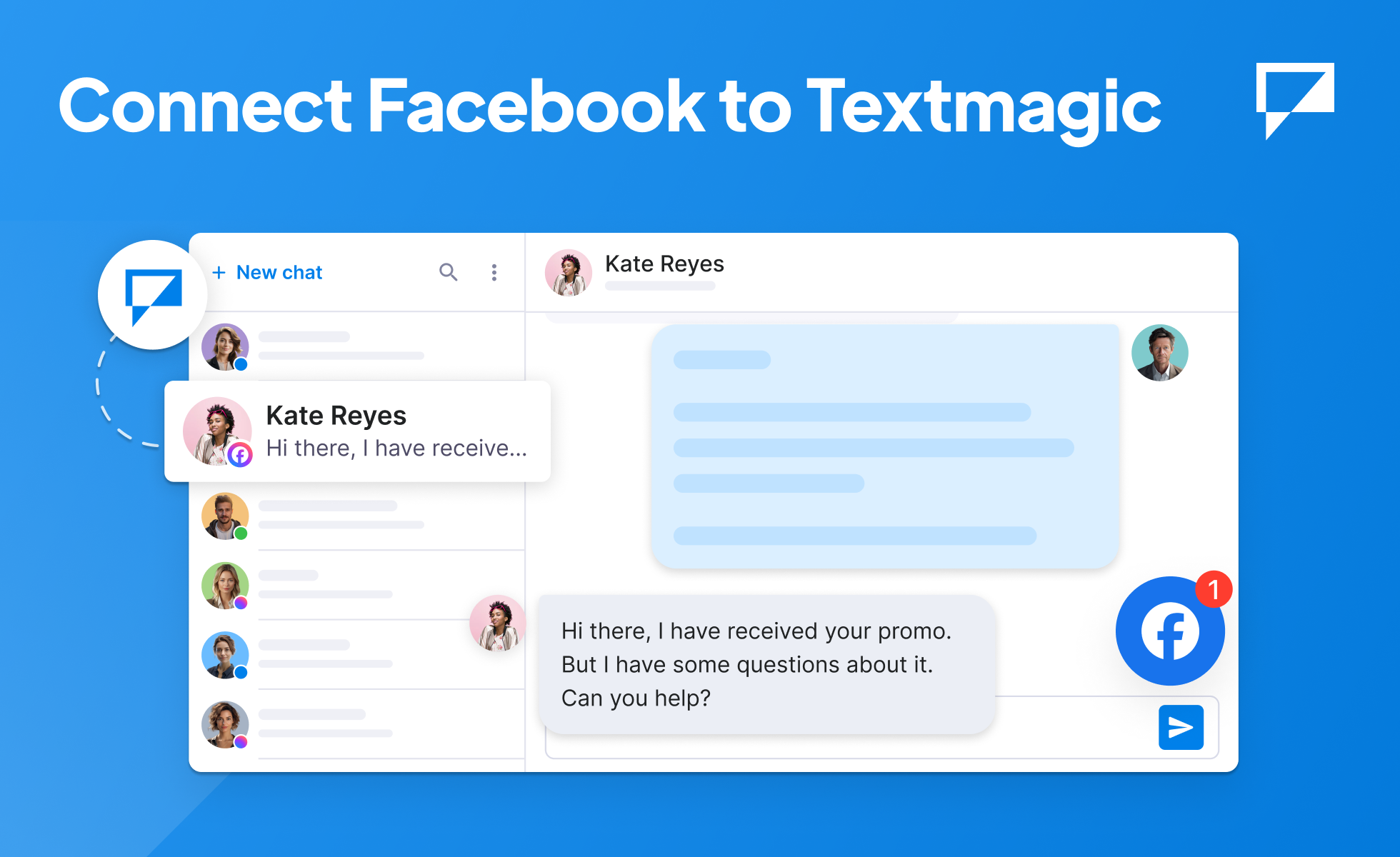 Connect Facebook to Textmagic | Textmagic