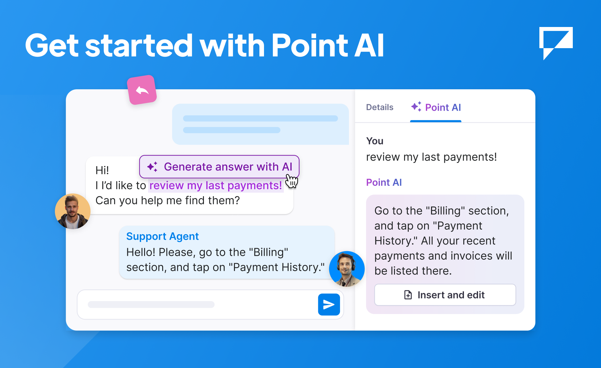 Simplify your customer support with Point AI | Textmagic