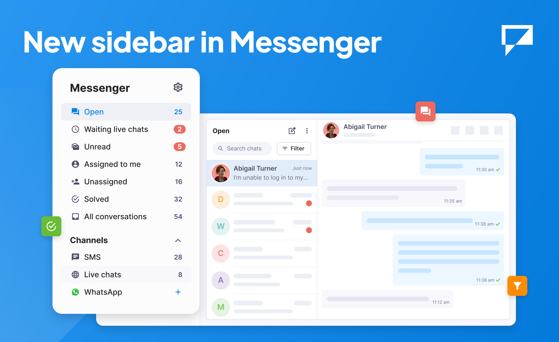 Simplify your chat management with a new sidebar | Textmagic